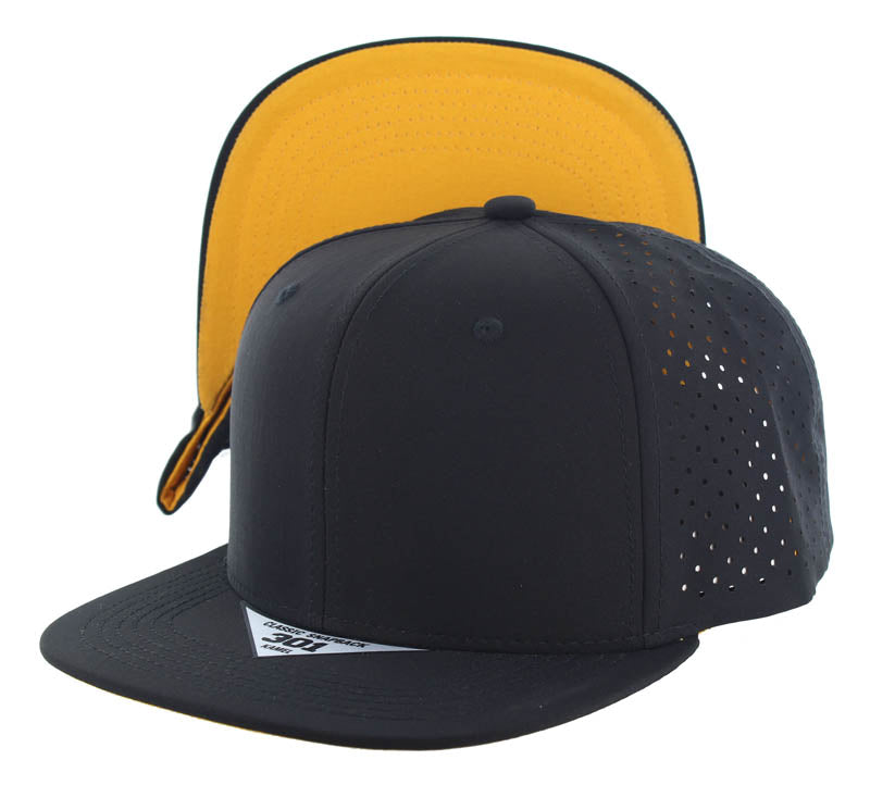 Kamel K301 DPS 6 Panel Flat Bill Hydro Hat | Dallas Shirts Wholesale